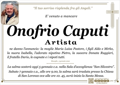 ONOFRIO CAPUTI | Bisceglie | necrologi web